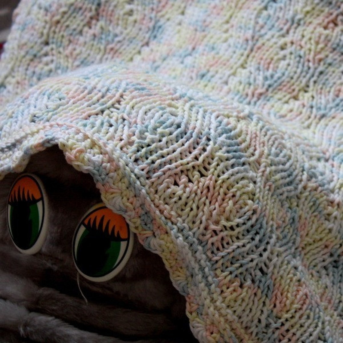 Knitting Pattern PDF File Baby Blanket Sea Wave - Etsy