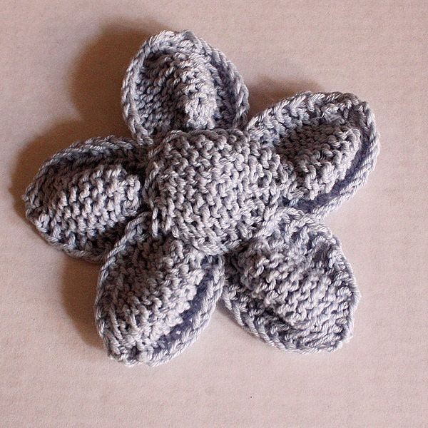 Knitting Patterns pdf File Big Flower/brooch/headband - Etsy