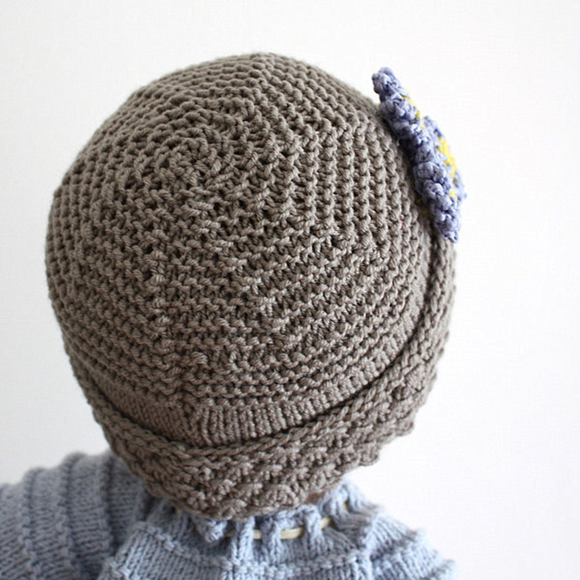 Knitting Patterns (pdf File) Forget-me-not Baby Hat (sizes 0-3/3-6/6-12 ...