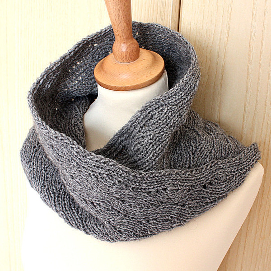 Knitting Pattern Cowl Moebius- Unisex (pdf File) - Etsy