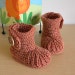 Knitting Pattern (PDF File) Soft Feet Baby Boots (sizes 0-6/6-9/9-12 ...
