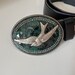 Hunter Green, Bird, Mosaic Belt Buckle, Handmade, Camilla Klein ...