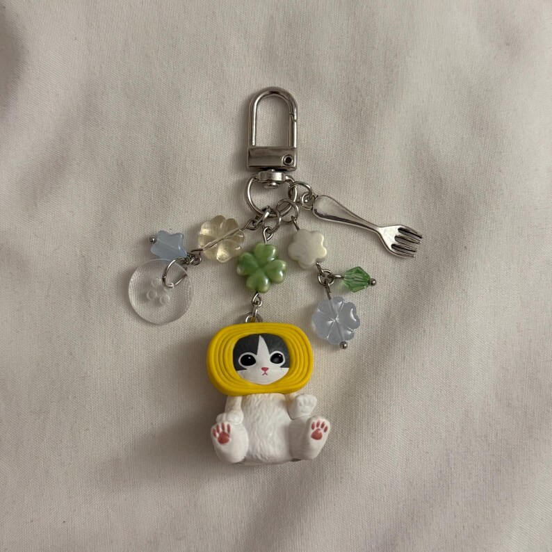 Mofusand Food Themed Keychains - Etsy