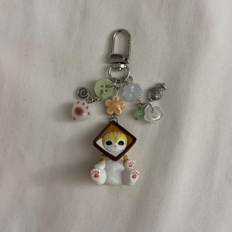 Mofusand Food Themed Keychains - Etsy