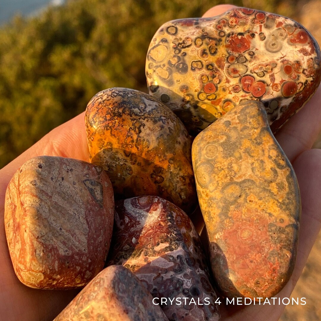 Leopardite Jasper Tumbled Stone – Grounding & Healing Crystal for ...
