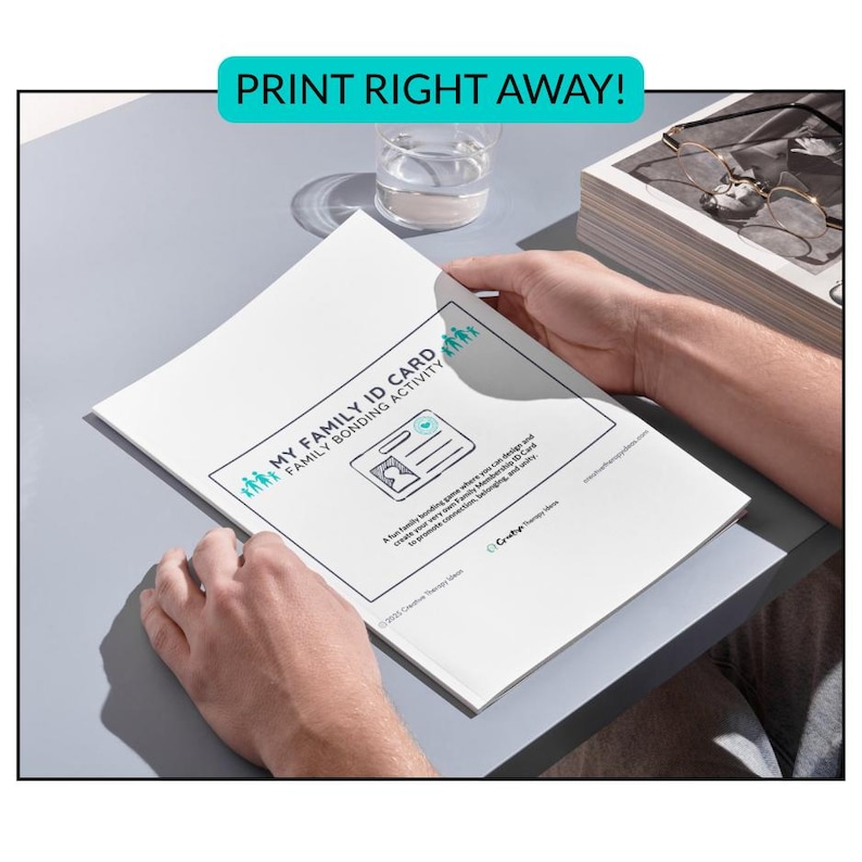 Family Therapy Worksheet | Family ID Card Activity | Family Therapy ...