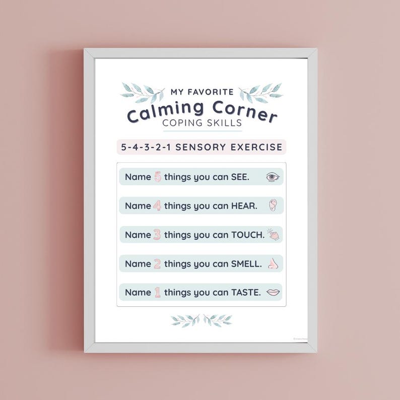 Calm Down Corner Posters, PDF Downloads, Printable Coping Skills ...