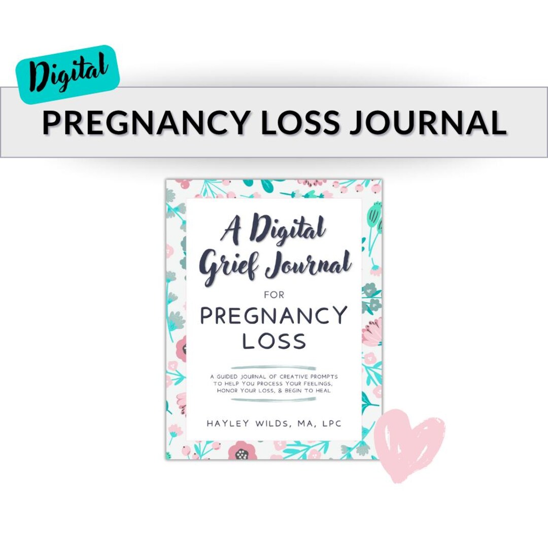 Miscarriage Journal | Guided Grief Journal for Pregnancy Loss | Digital ...
