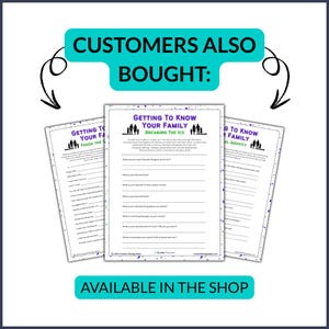 Family Therapy Worksheet | Family ID Card Activity | Family Therapy ...