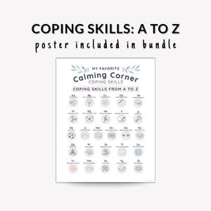 Calm Down Corner Posters (12-pack Bundle) | Coping Skills Posters ...