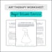Anger Volcano Art Therapy Worksheet: Kids & Teens Emotion Regulation ...