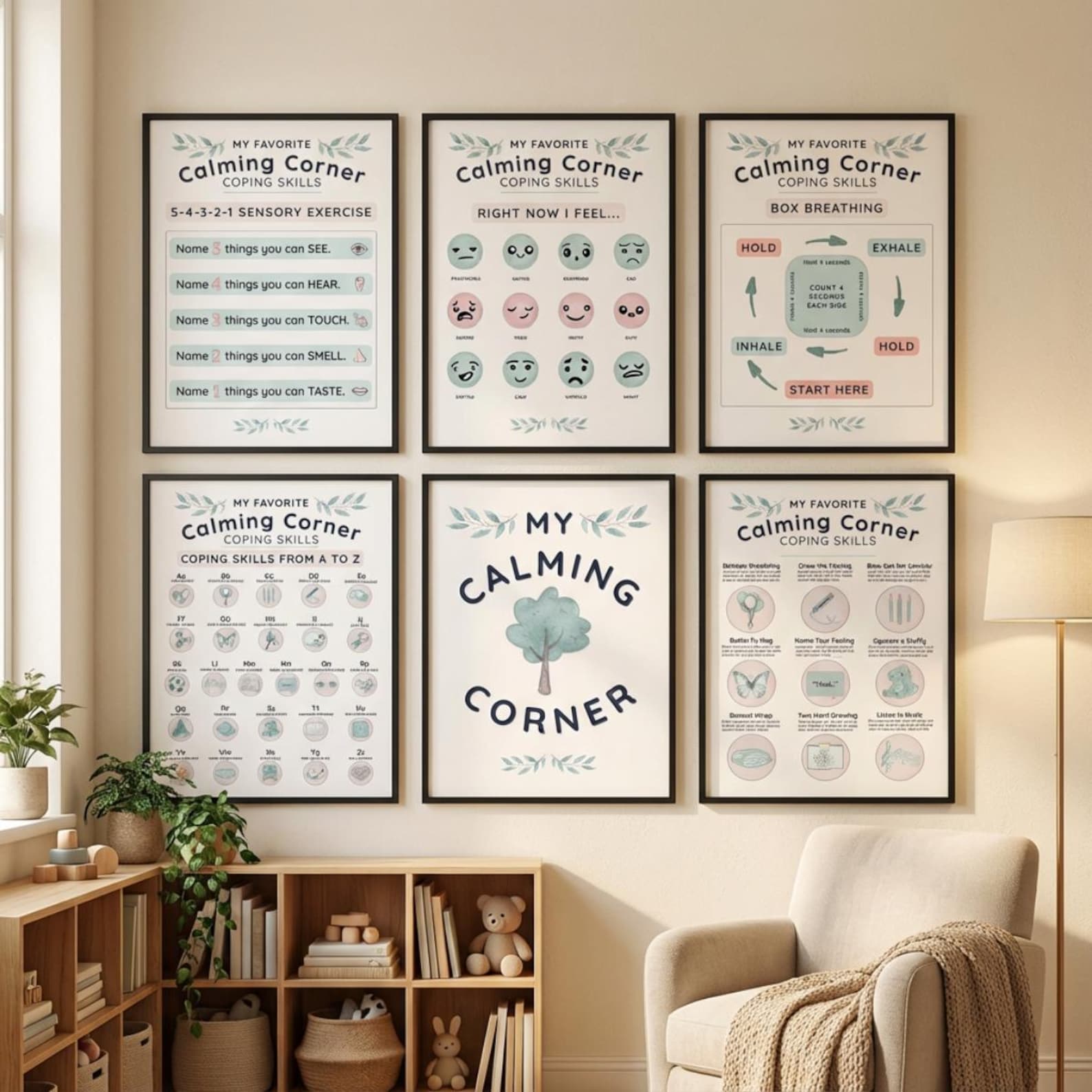 Calm Down Corner Posters, PDF Downloads, Printable Coping Skills ...