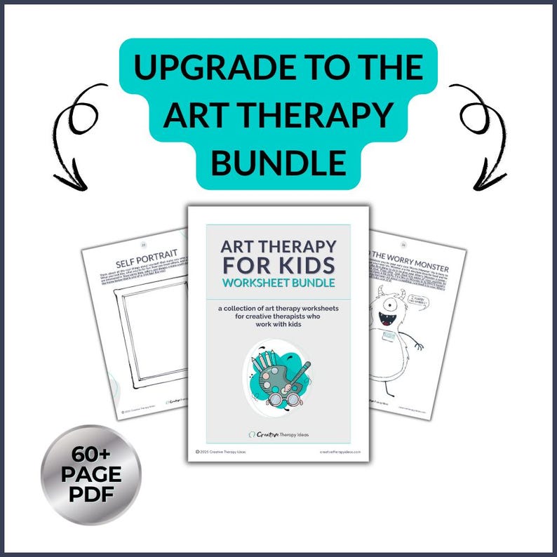 Art Therapy Worksheet | Container Drawing Art Therapy Activity | Art ...