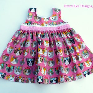 Kitty Cat Layering Topgirls Clothingsummer Toplittle Girls - Etsy