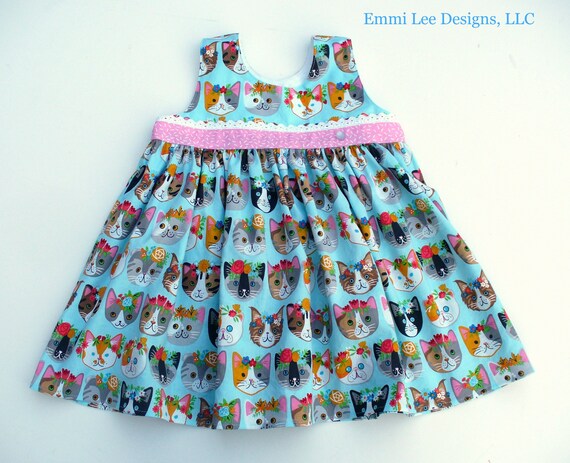 Kitty Cat Layering Topgirls Clothingsummer Toplittle Girls - Etsy
