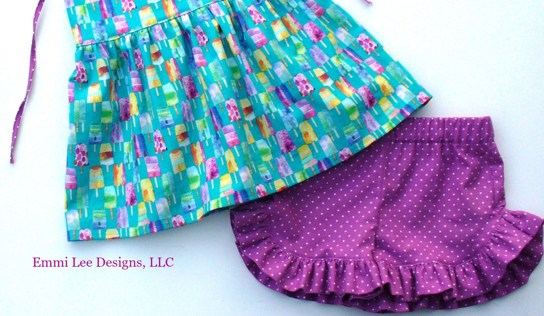 Girls Ruffle Shorts,summer Shorts,girls Shorts,toddler Shorts,purple ...