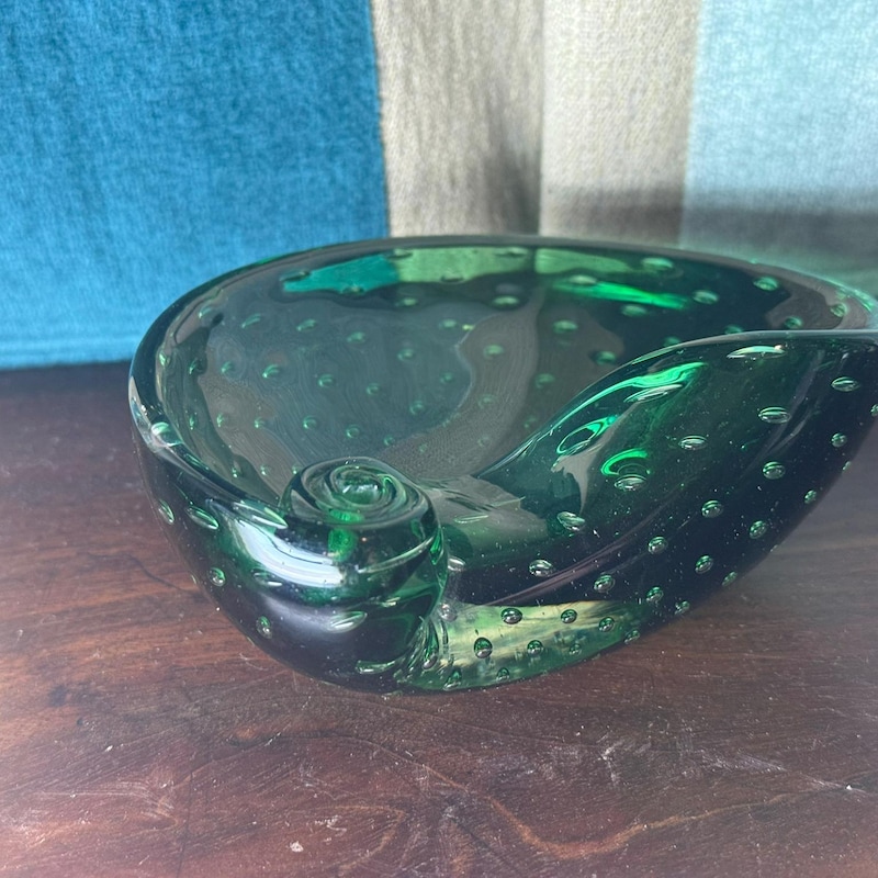 Green Murano Glassware - Etsy UK
