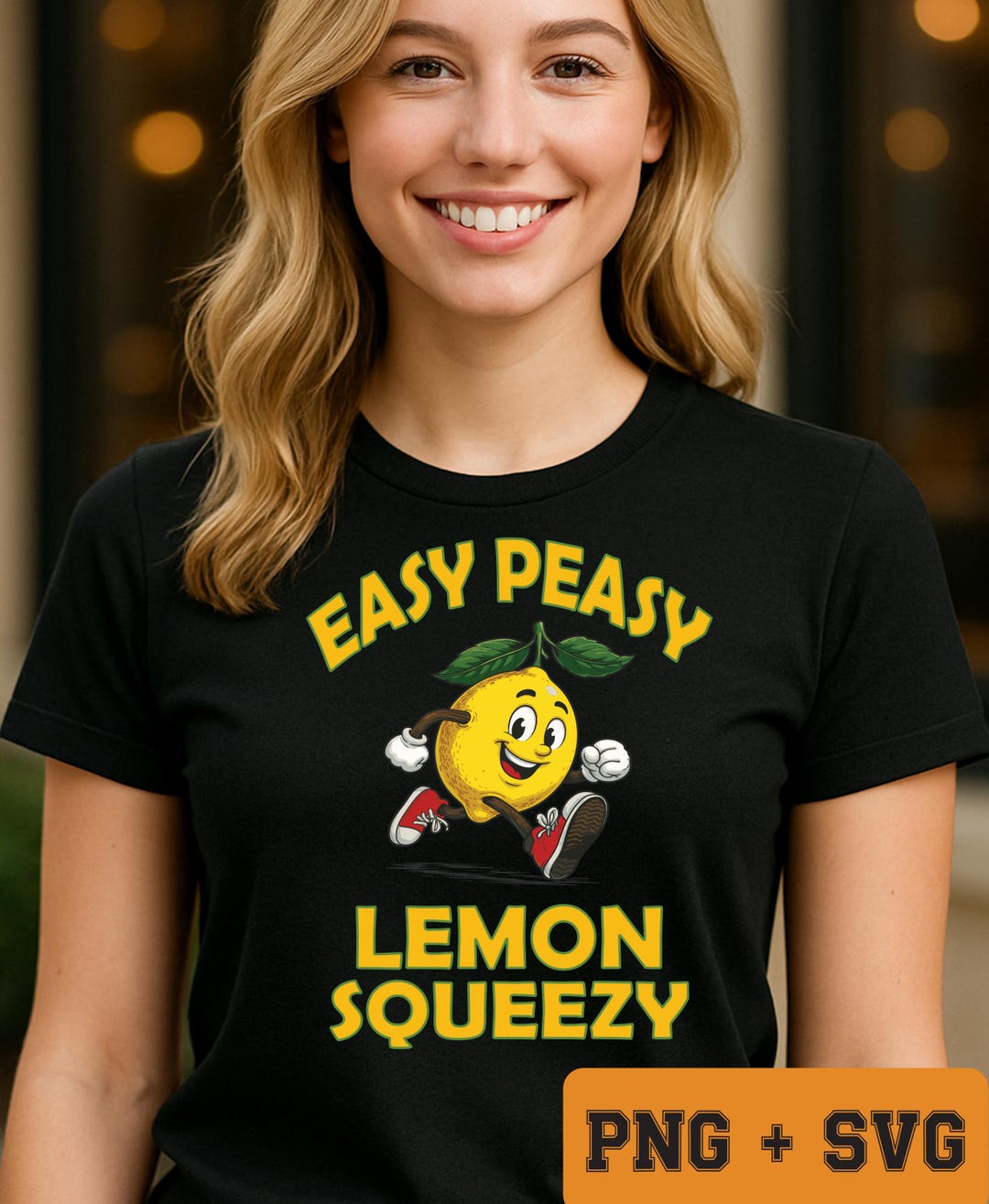 Easy Peasy Lemon Squeeze Png Svg, Funny Lemon Quote Design, Summer ...