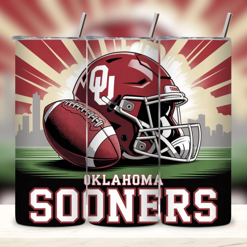 Sooners Skinny Tumbler - Etsy