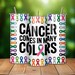 Cancer Comes in Many Colors 20oz Skinny Tumbler Wrap, Awareness Ribbon ...
