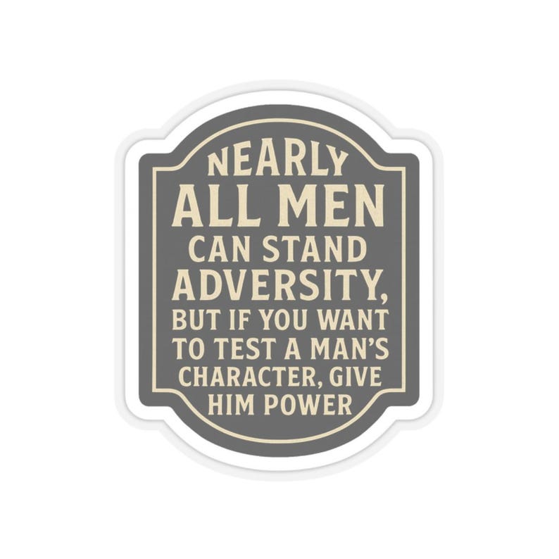 Masculine Inspirational Quote Kiss-cut Stickers, Motivational Sticker ...