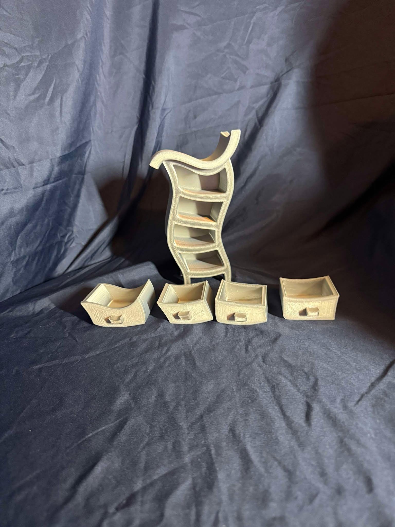 Miniature Twisted Dali-style Cabinet – Surrealist 3D Art Piece - Etsy