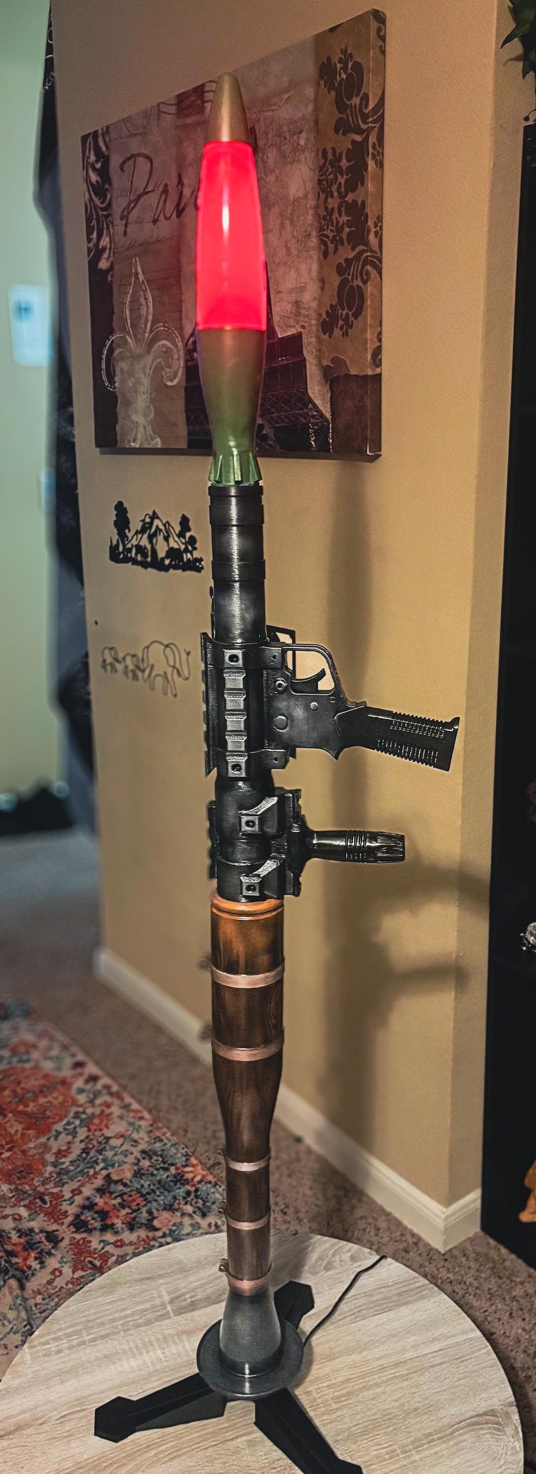 RPG Rocket Launcher Lava Lamp: 3D Printed Gamer Decor - Etsy