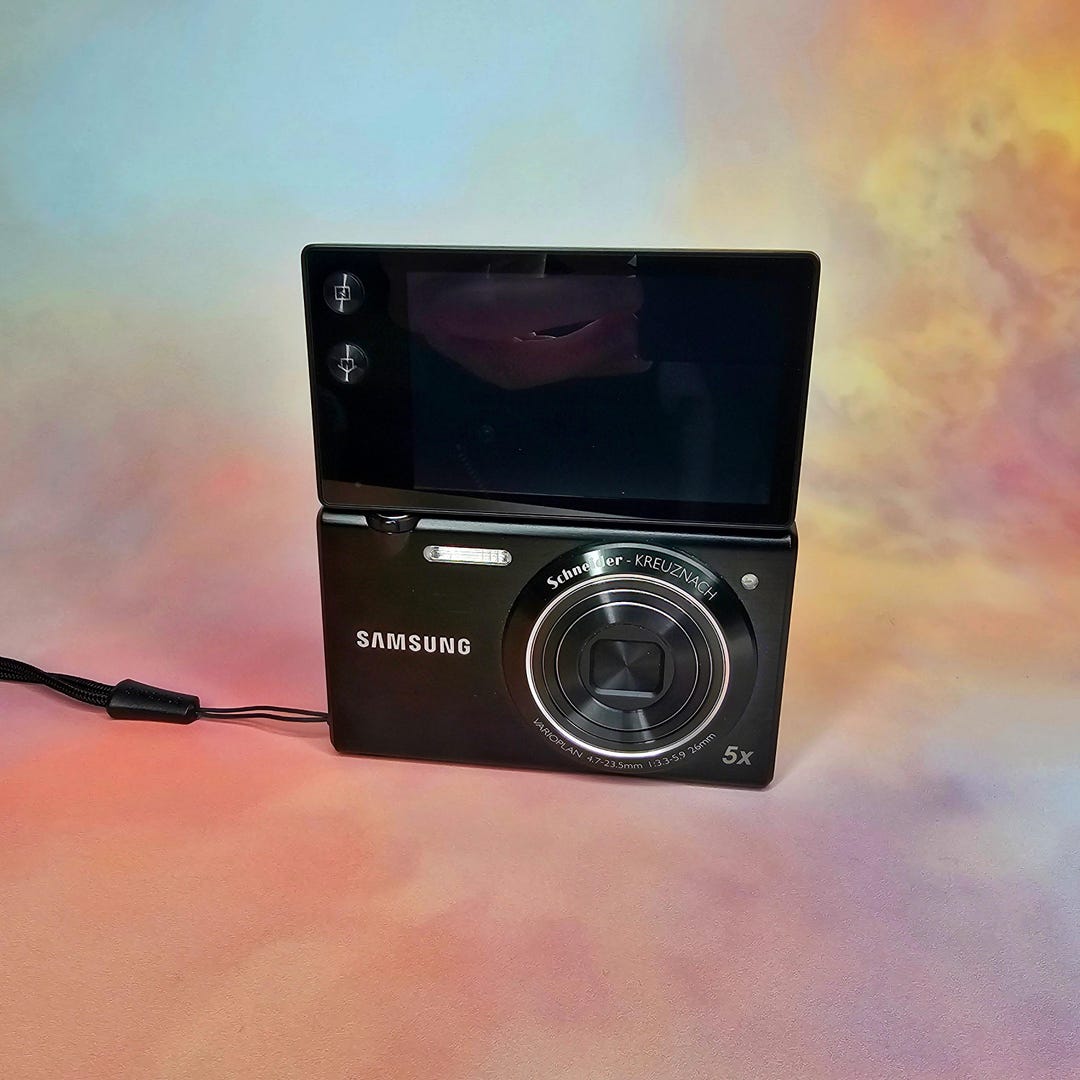 Black Samsung MV800 Y2K Digital Camera W/ SD Card, USB C SD Card Reader ...