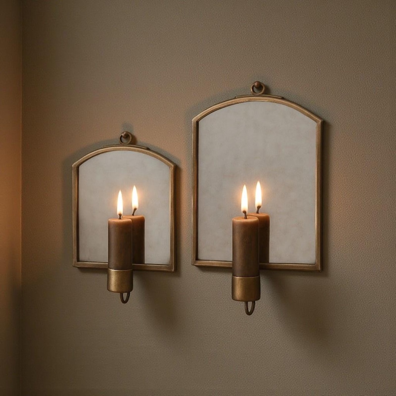 Sconces Candle Mirror - Etsy