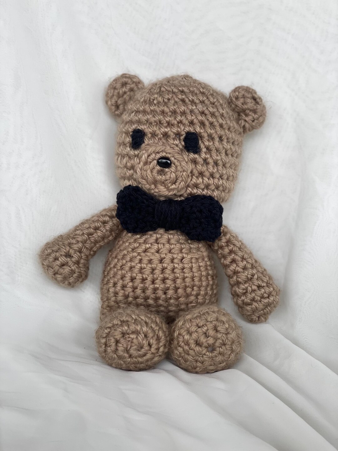 Snazzy Crochet Teddy Bear - Etsy