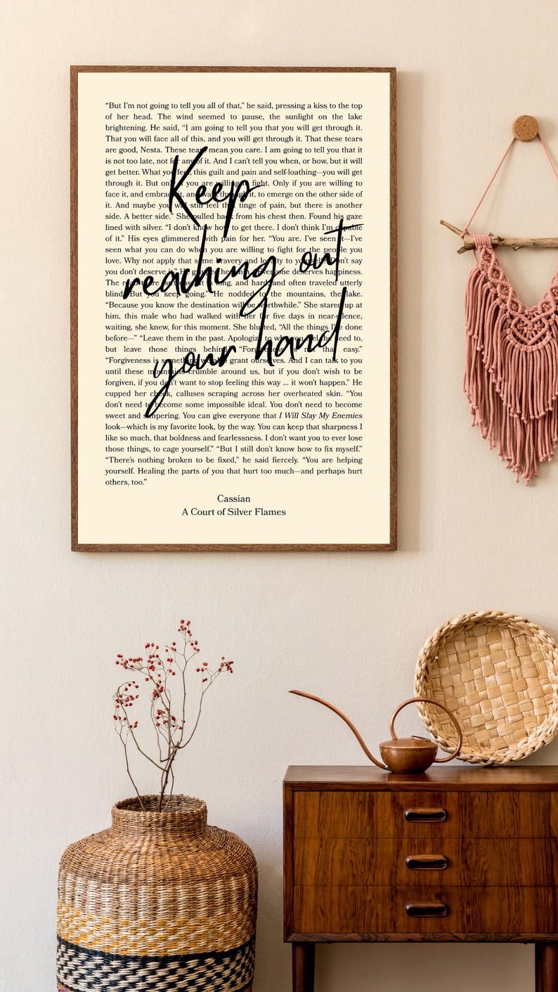 A Court of Silver Flames Print: Nesta & Cassian Quote (digital Download ...
