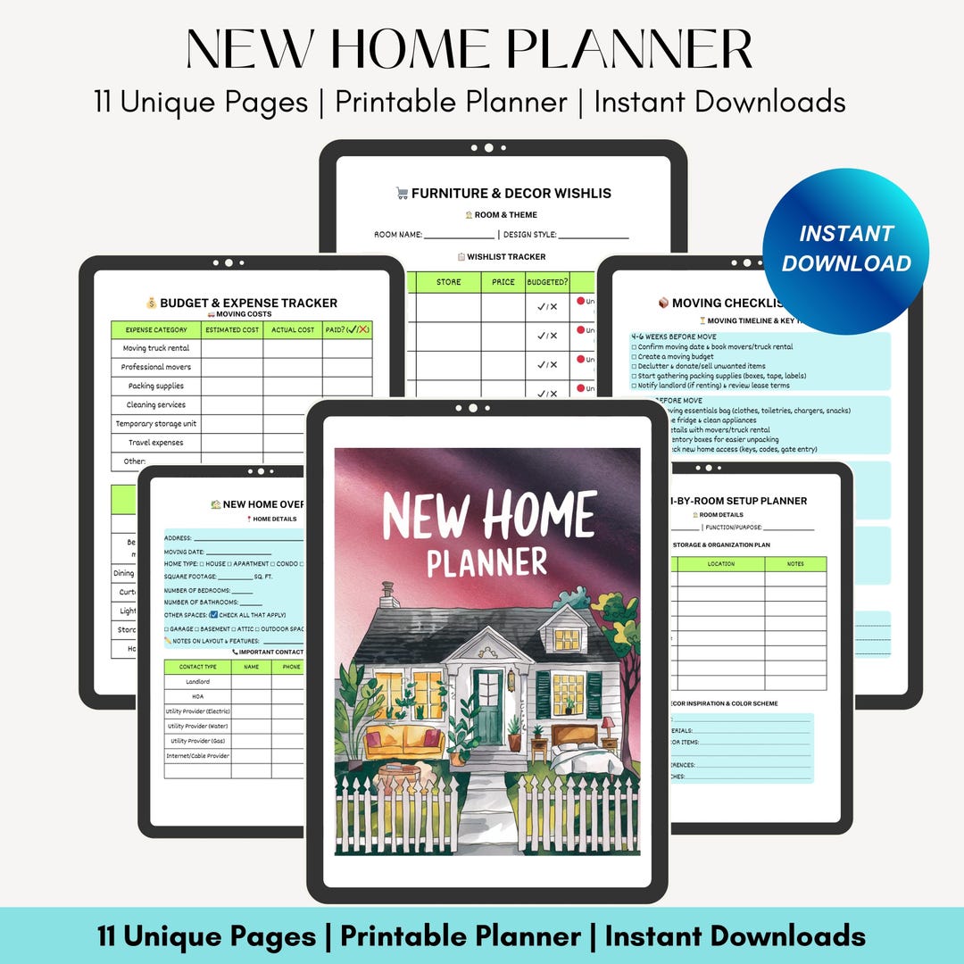 New Home Planner, Home Building Guide, Home Management Renovation ...