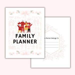 EDITABLE FAMILY PLANNER Command Center | Family Planner | Printable ...