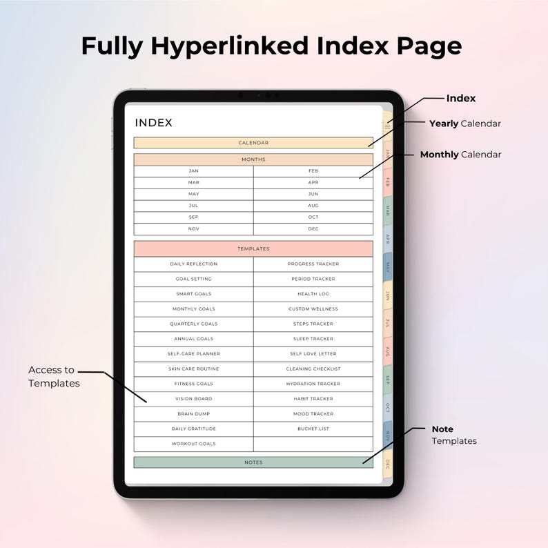 2025 Rainbow Life Planner Printable | Daily Weekly Monthly Undated ...