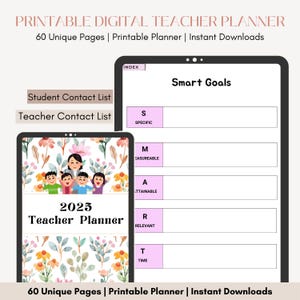 2025 Teacher Planner for Canva Template 2025 Dated Digital Teacher ...