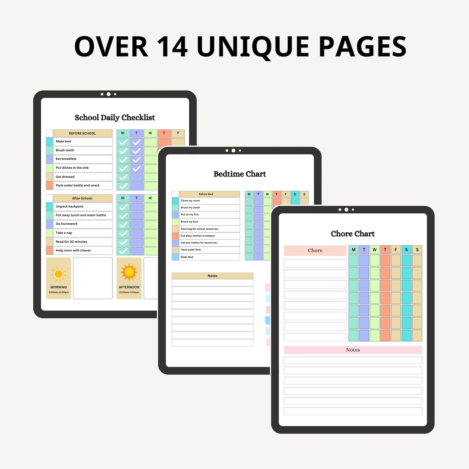 Printable Calendar, Printable PDF Printable Kids Calendar, Daycare ...