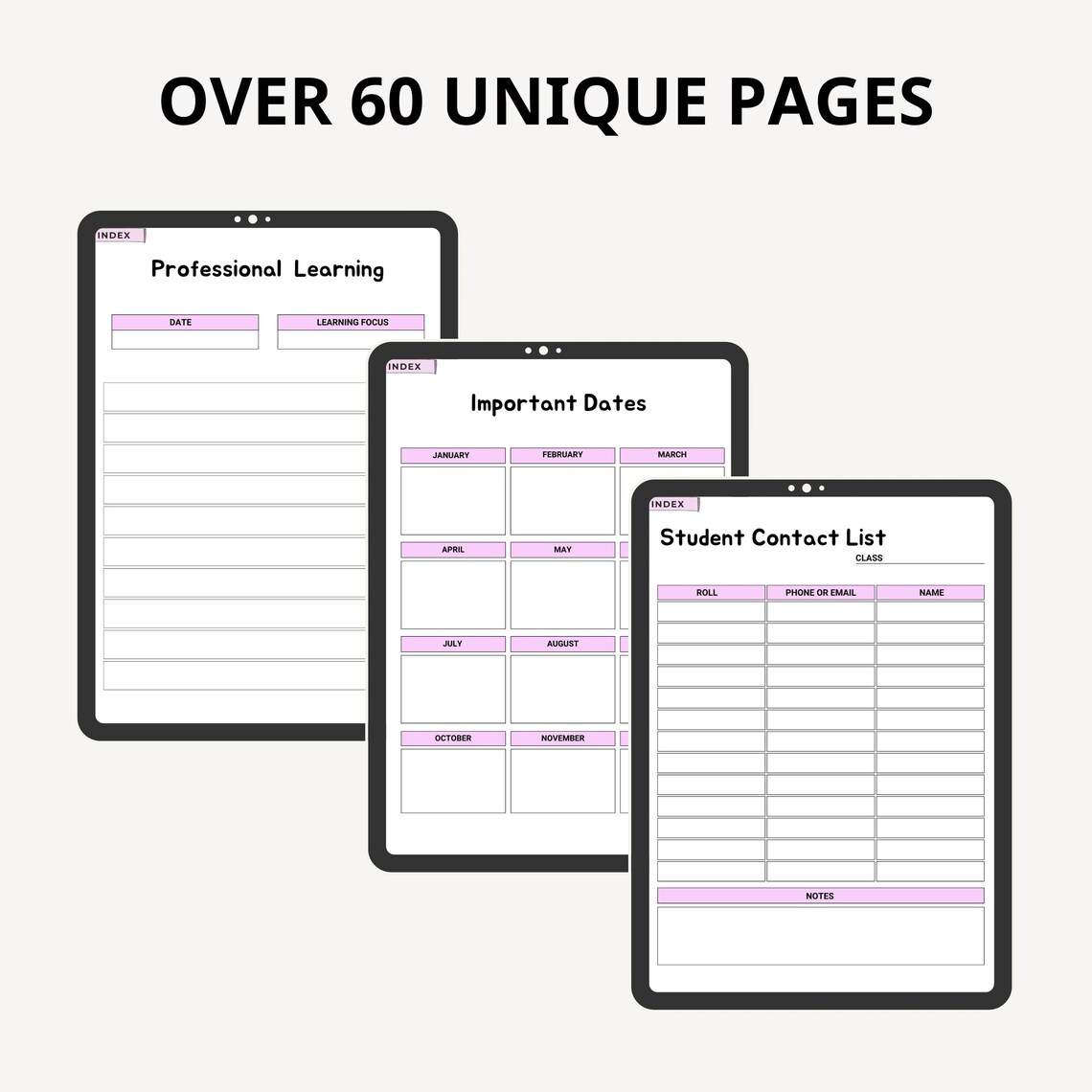 2025 Teacher Planner for Canva Template 2025 Dated Digital Teacher ...