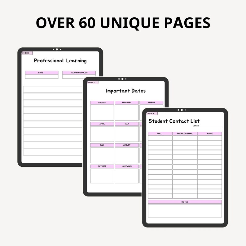 2025 Teacher Planner for Canva Template 2025 Dated Digital Teacher ...