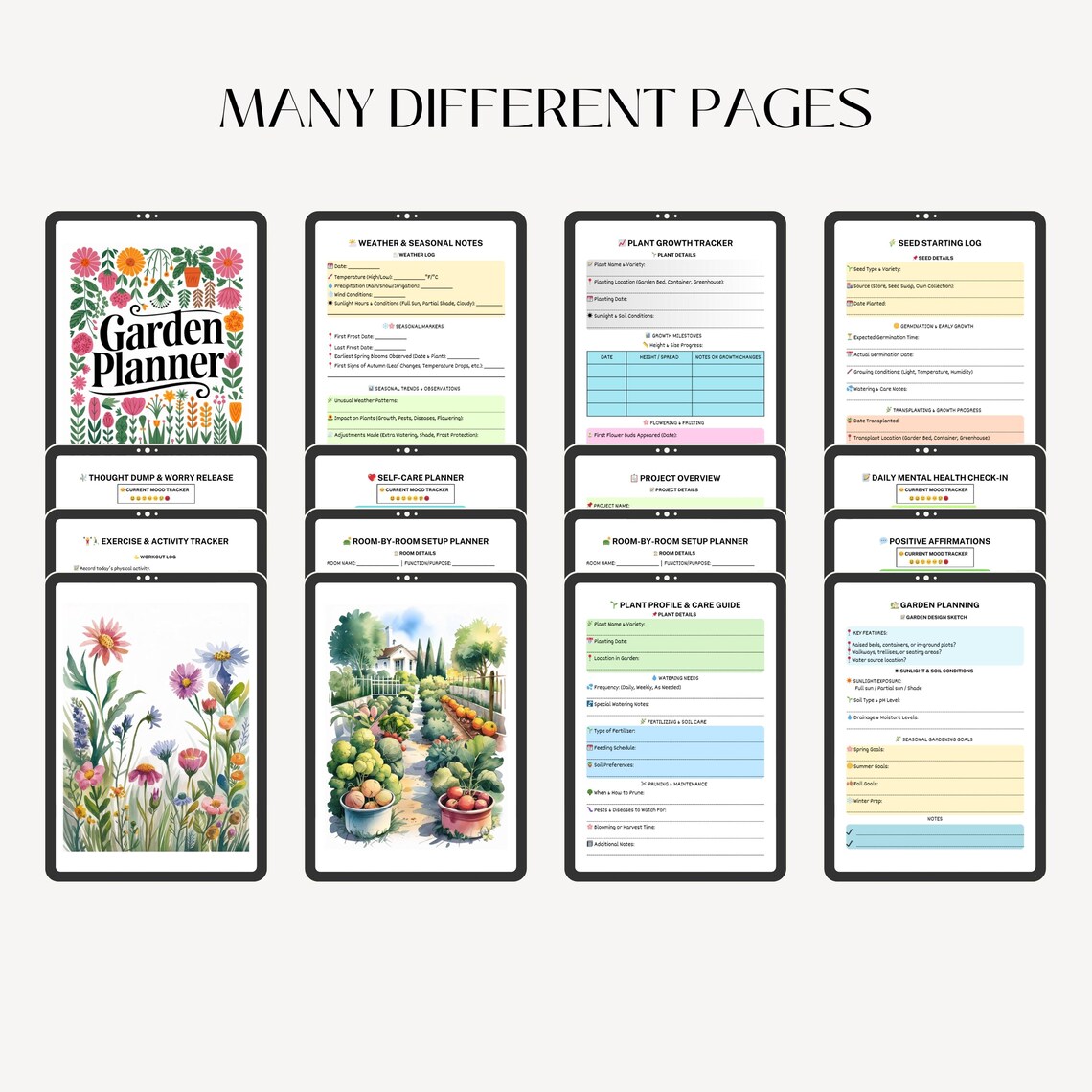 Garden Planner Printable, Gardening Log, Garden Journal, Gardening ...
