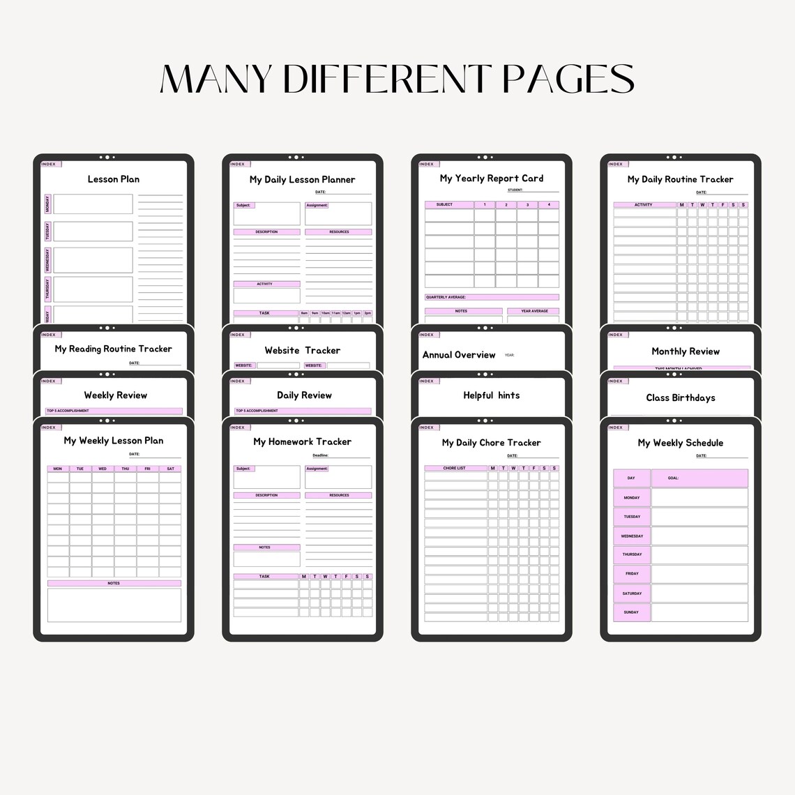 2025 Teacher Planner for Canva Template 2025 Dated Digital Teacher ...