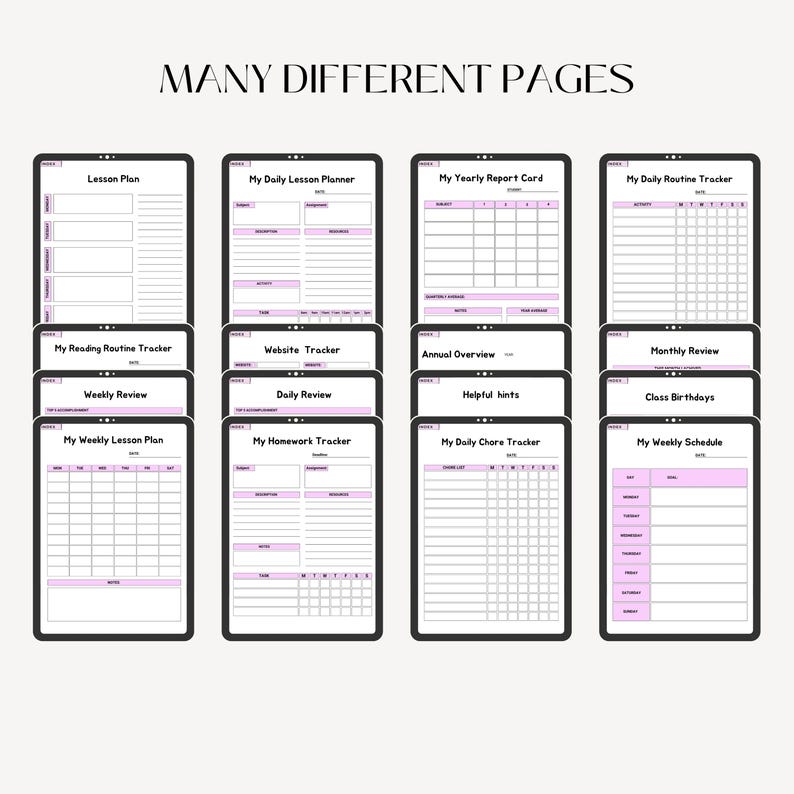 2025 Teacher Planner for Canva Template 2025 Dated Digital Teacher ...