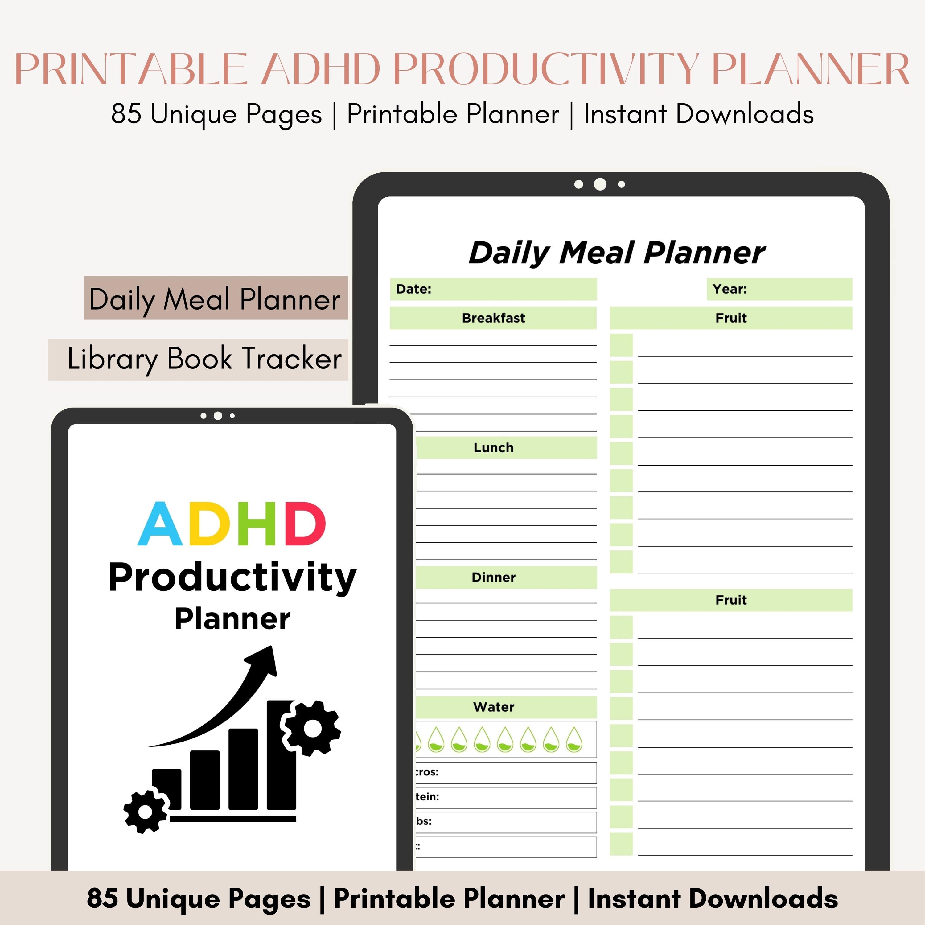 EDITABLE Productivity Planner Template Bundle, Planner Templates ...