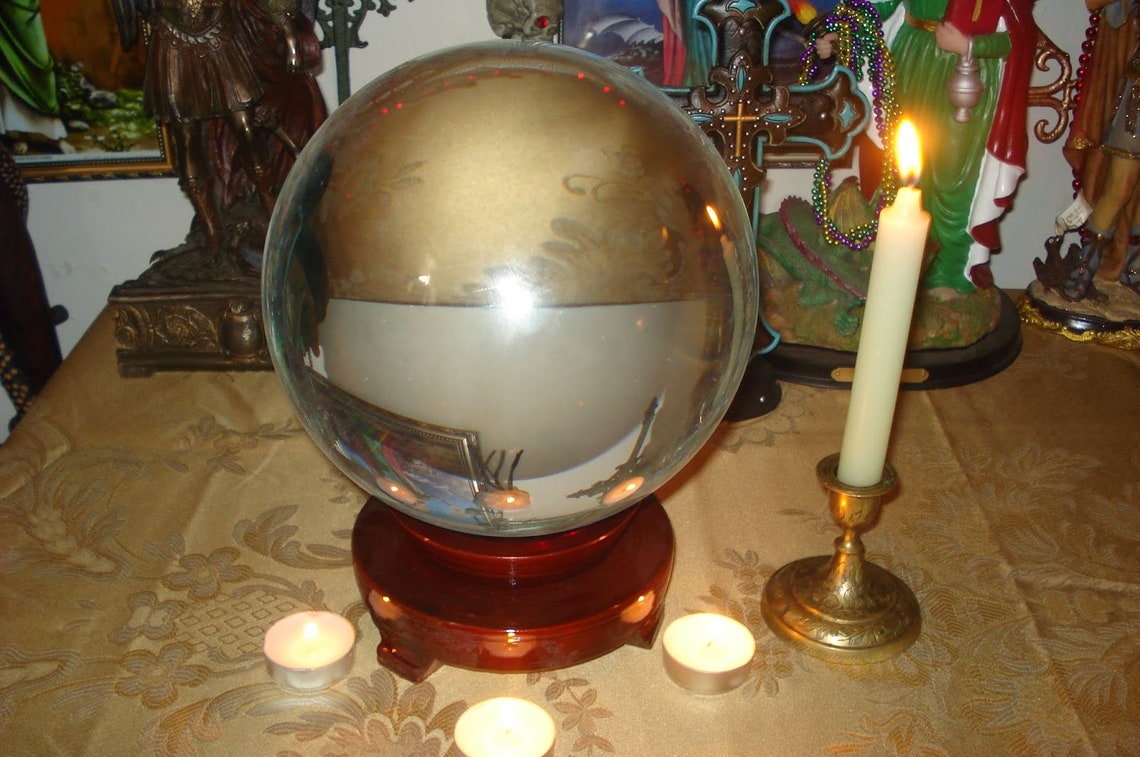 Reading Crystal Ball Psychic Reading Past Present Future - Etsy
