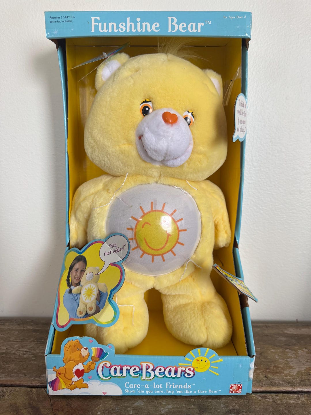 Vintage Talking Care Bear Funshine Bear IN BOX, With Tags-2002 - Etsy