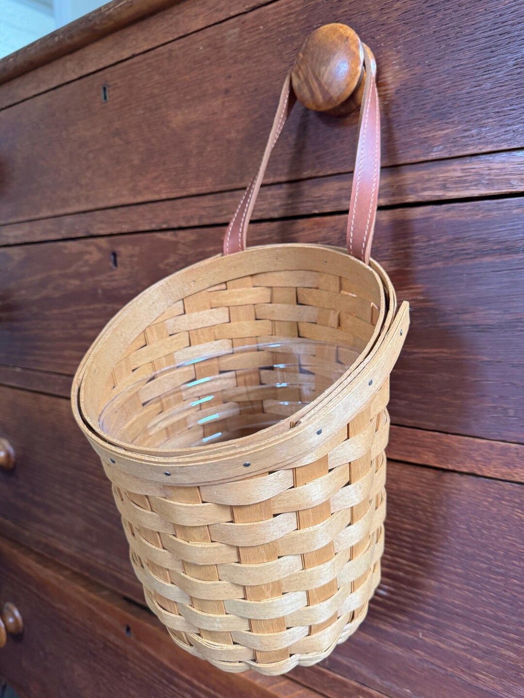 Longaberger Handmade Hanging Basket - Etsy