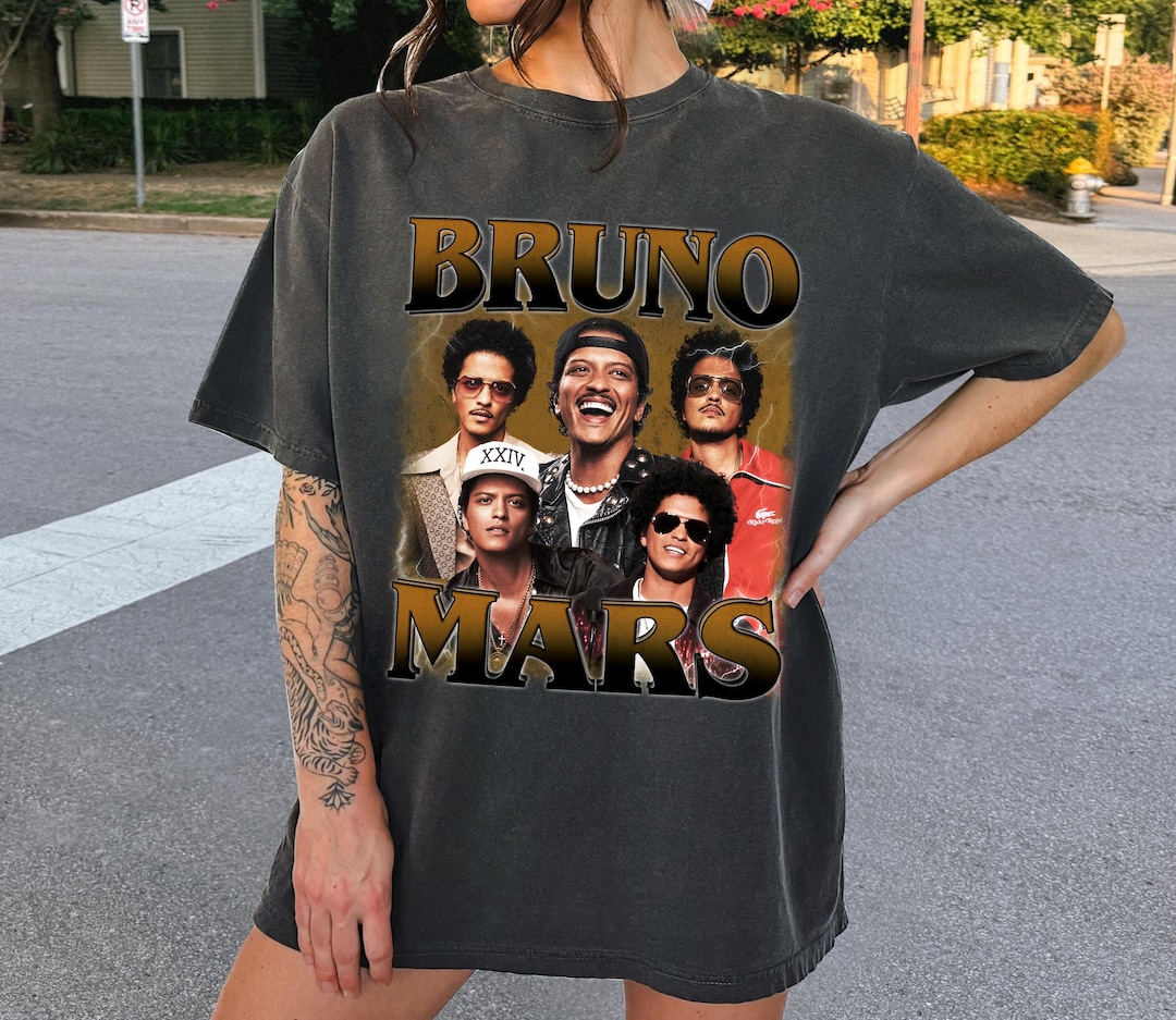 Retro Bruno Mars Shirt, Comfort Colors Shirt, Bruno Mars Retro Shirt ...