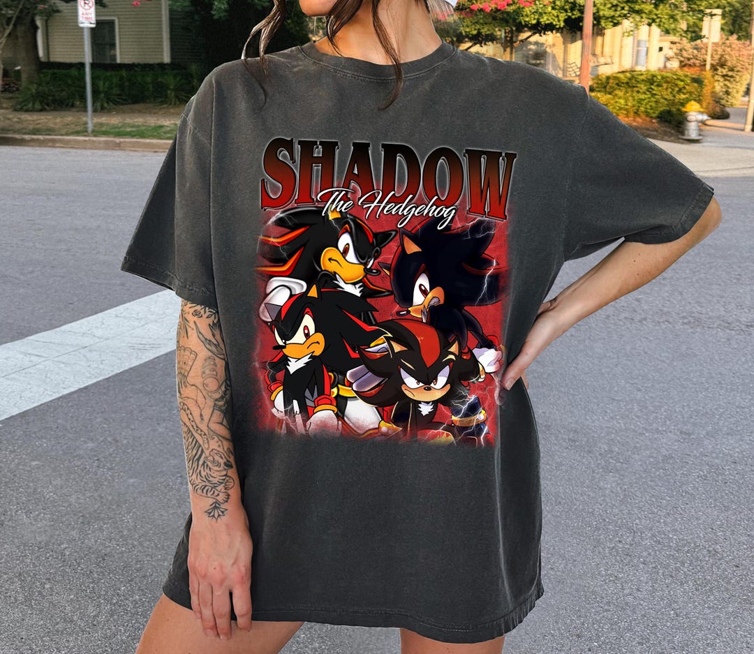 Limited Sonic Shadow the Hedgehog Shirt, Sonic the Hedgehog Shirt ...