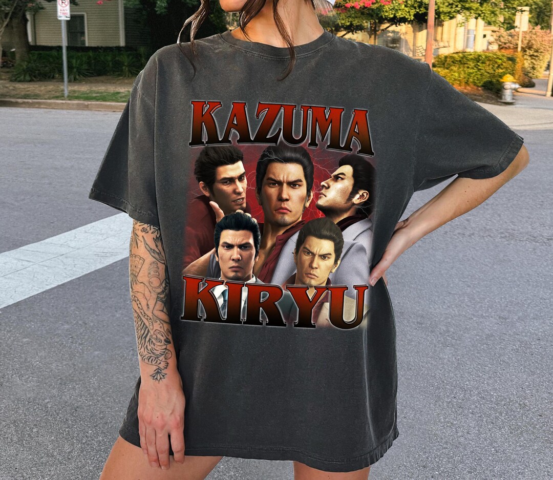 Retro Kazuma Kiryu Yakuza Shirt, Comfort Colors Shirt, Yakuza Retro ...