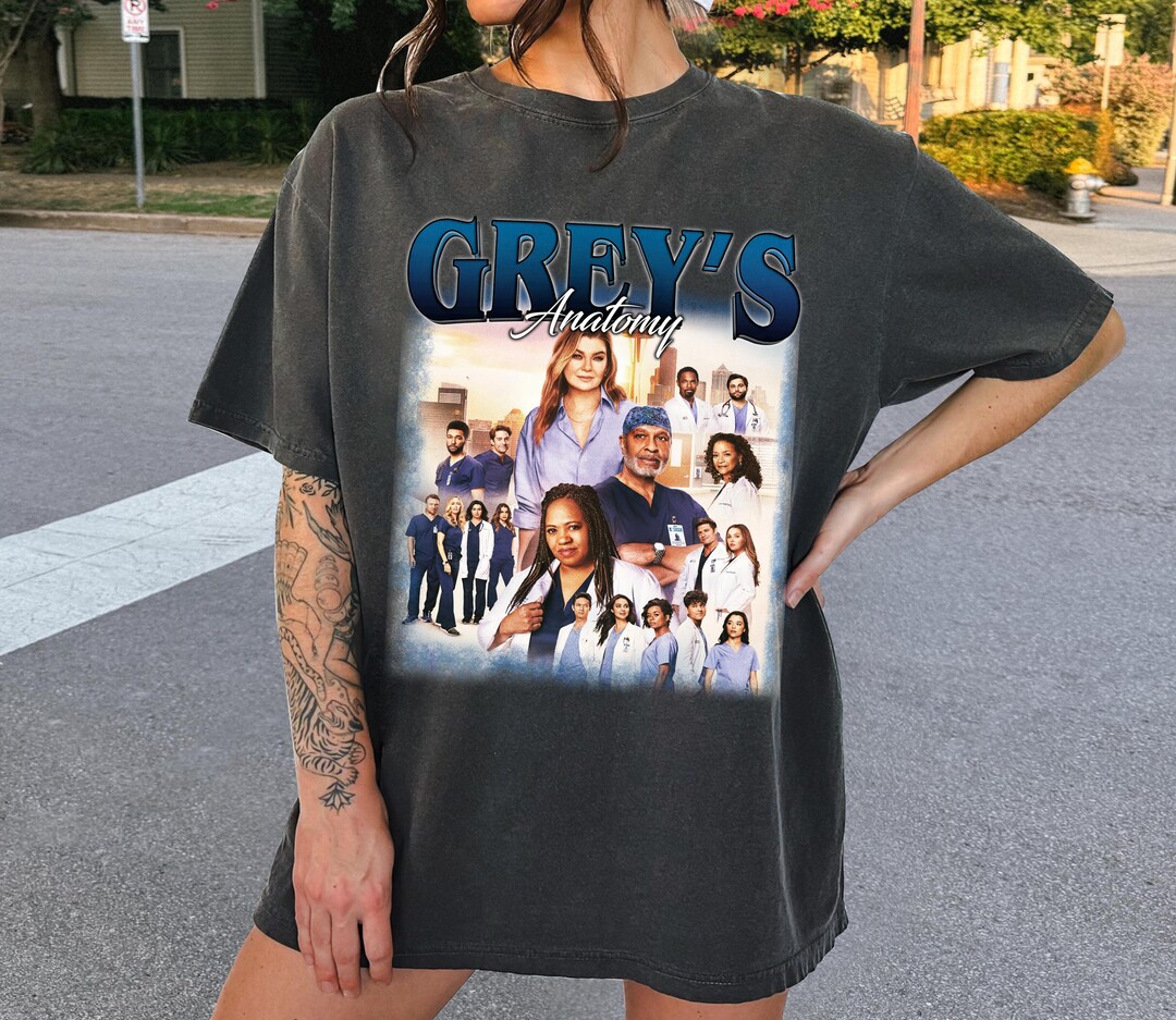 Limited Greys Anatomy Shirt, Comfort Colors Shirt, Greys Anatomy Retro ...