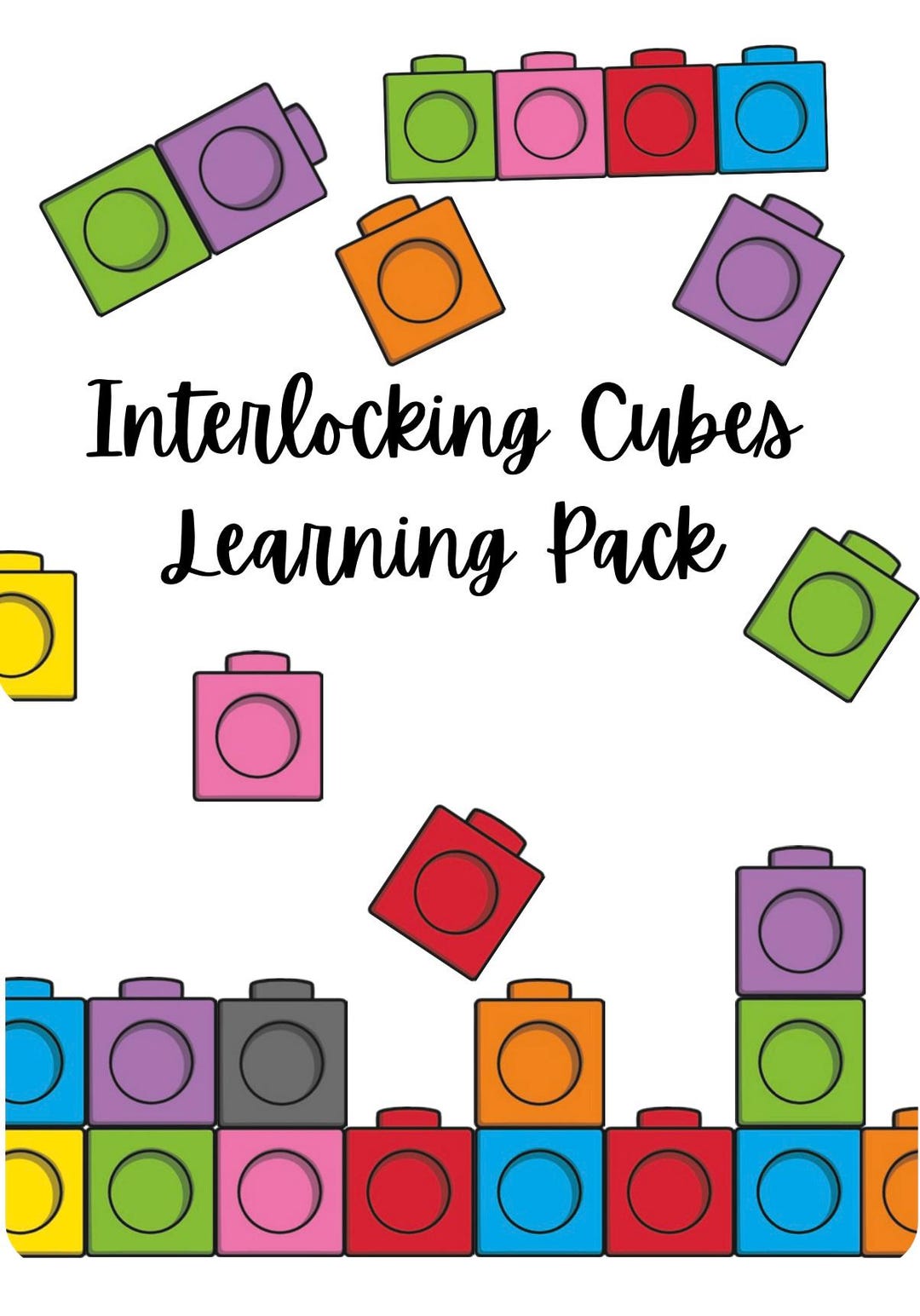 Interlocking Cubes Challenge Cards - Etsy